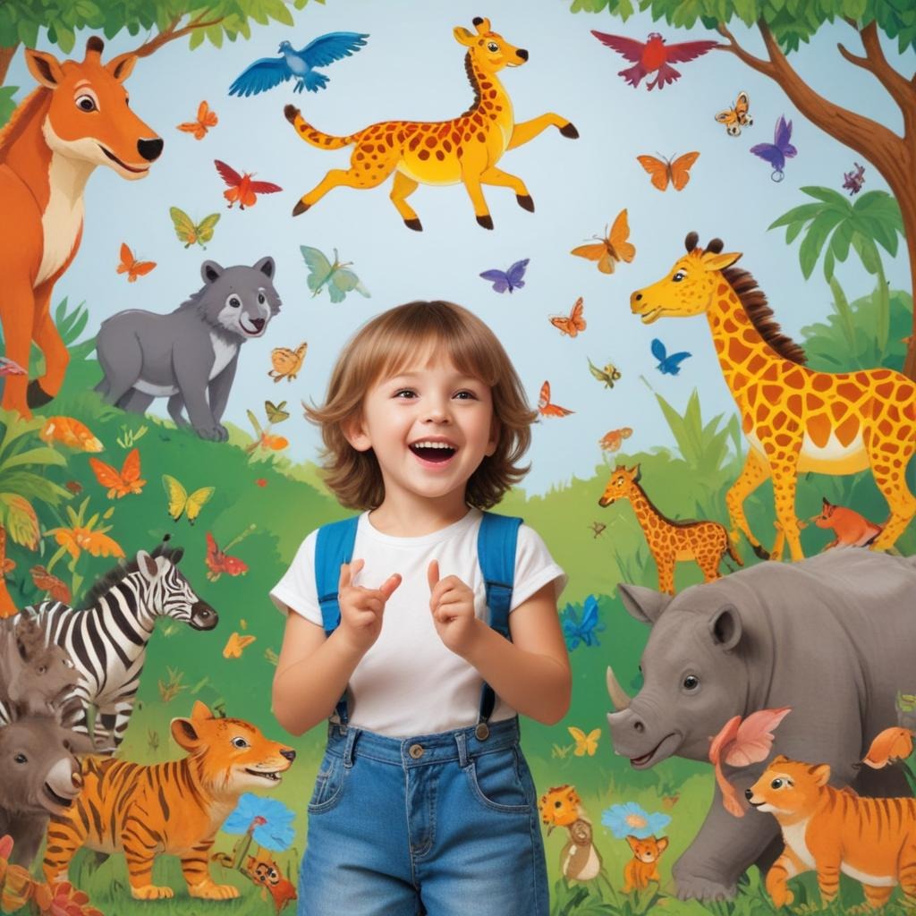 Wild Animals Charts to Create Fun Indoor Games – Kiddale123