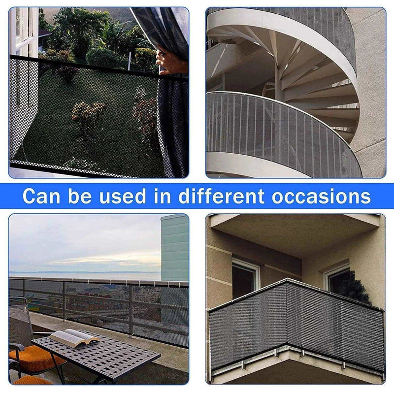 Kiddale Baby 1-Pack Safety Net for Stairs & Balcony Black – Kiddale123